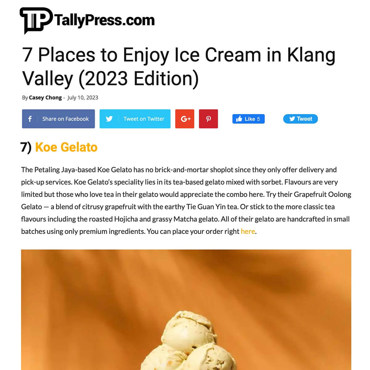 Home - Koe Gelato | Tea & Botanical-Infused Gelato