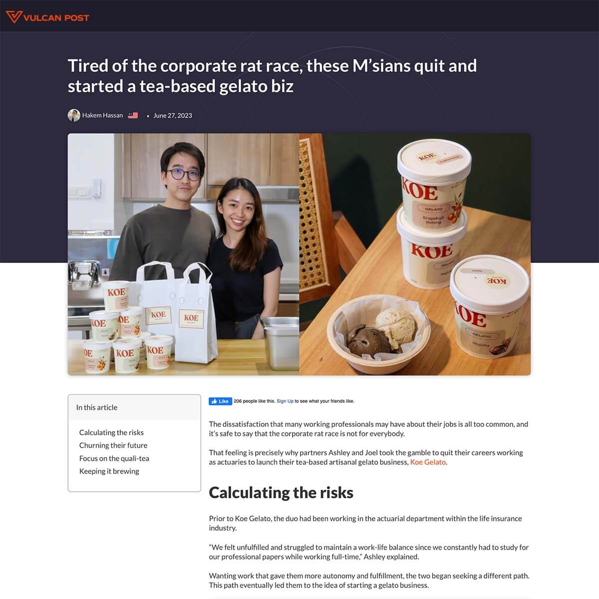 Home - Koe Gelato | Tea & Botanical-Infused Gelato